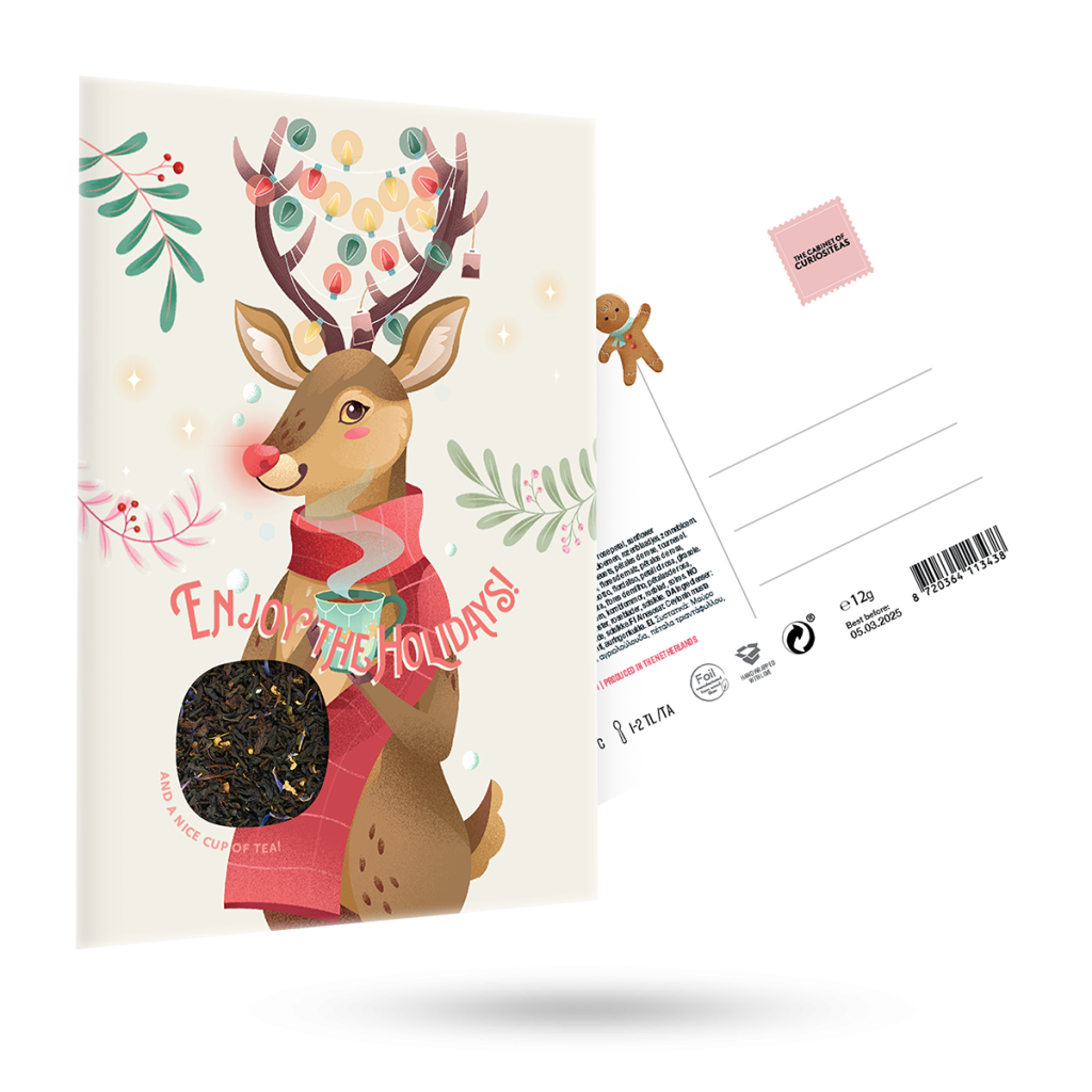 Frostea Tea Postcard - The Cabinet of CuriosiTEAs Store