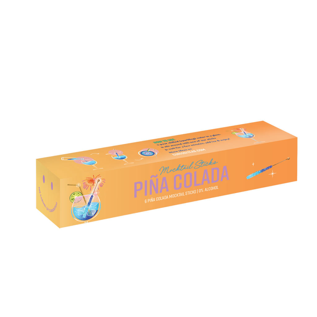 Mocktail Sticks Pina Colada Box met 6 sticks (1 stuk) - The Cabinet of ...